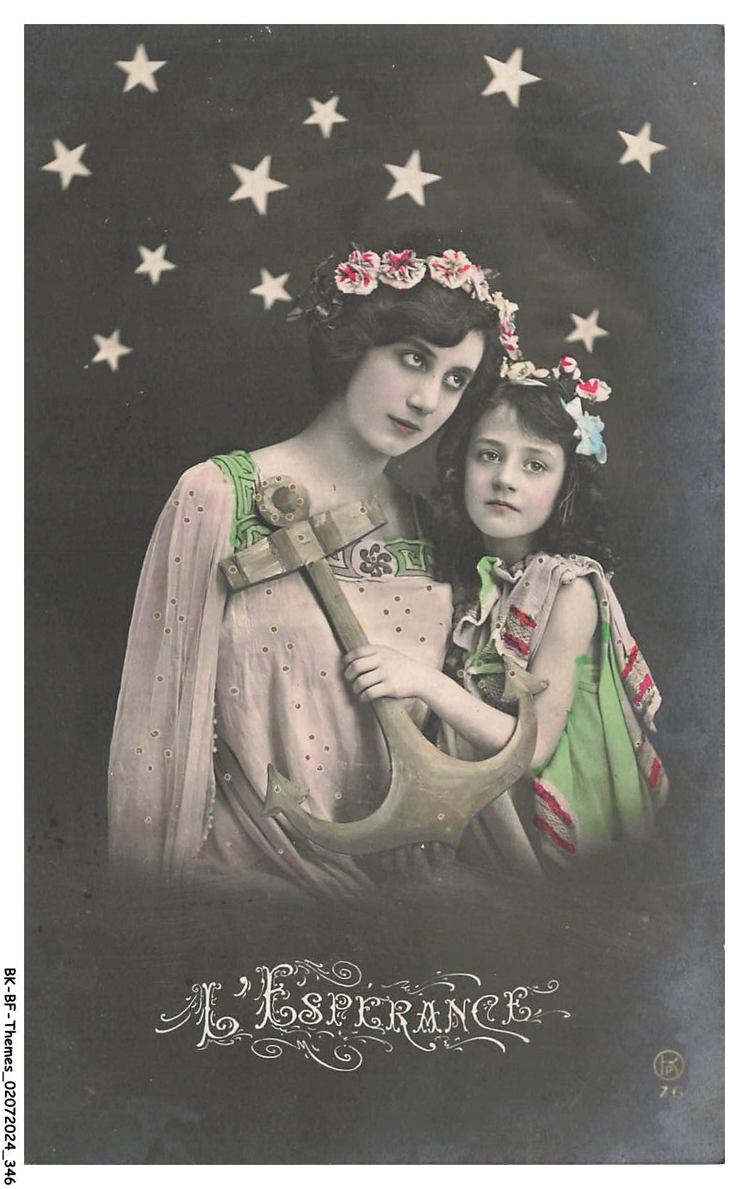 BK-BFP1-0174-FANCY - Hope - Woman and her child - flower crown | eBay
