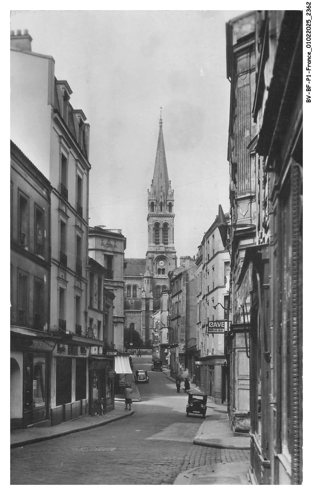 BV-BFP1-1183-92 - SAINT-CLOUD - La rue d'orléans et l'église | eBay UK